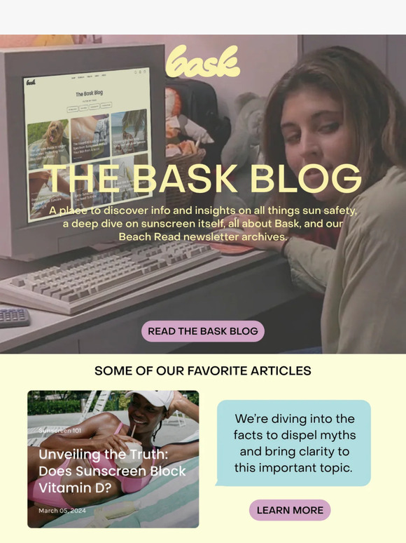 Bask: The Bask Blog is here! 🤩 | Milled