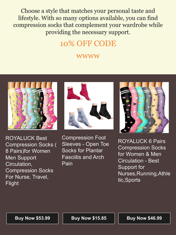 Best Compression Socks: Creative Compression Socks—Best for Long Days on Your Feet | Milled