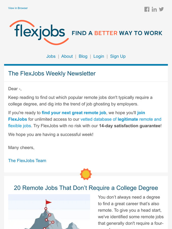 FlexJobs: Your Guide to Remote Jobs: No Degree Needed, Scam Alerts ...