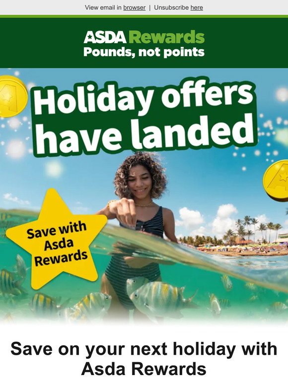 Asda George: Your summer holiday discounts have arrived! | Milled