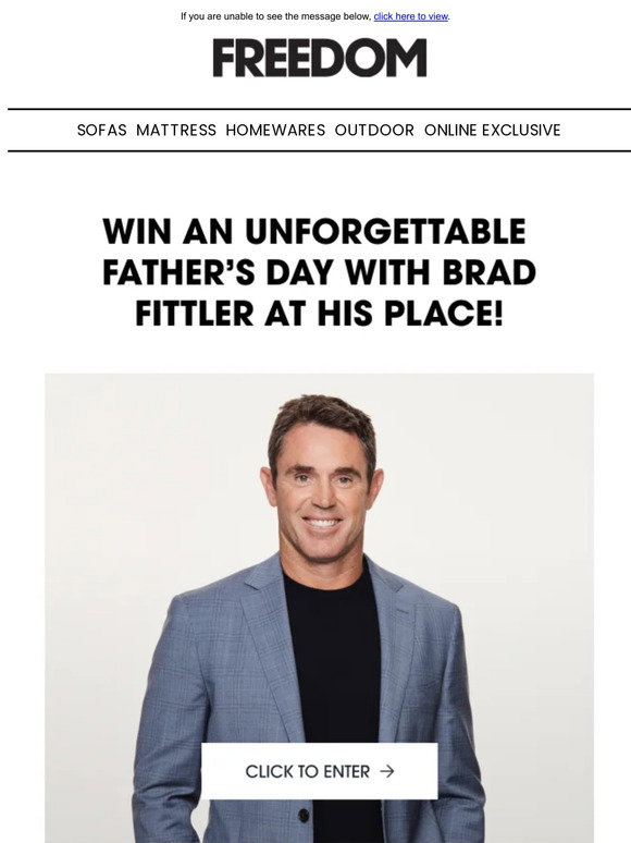 Freedom: Win a Father's Day Experience With Brad Fittler! | Milled