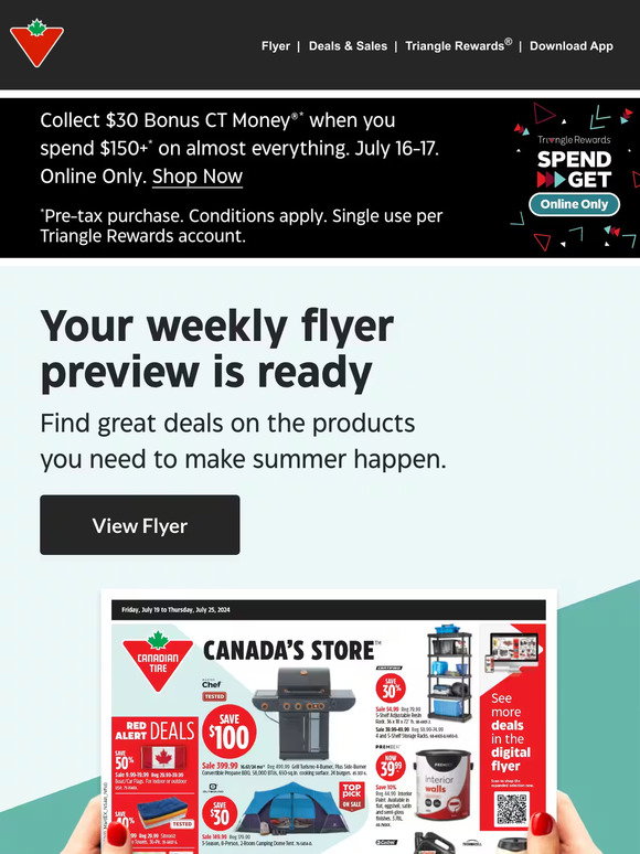 Canadian Tire: 📬 This just in: Your weekly flyer sneak peek | Milled