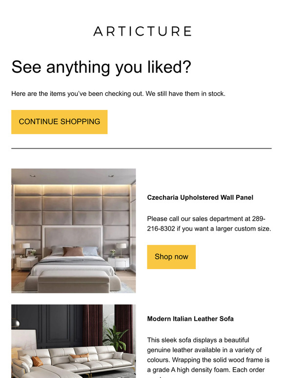 Articture: Did something catch your eye? | Milled