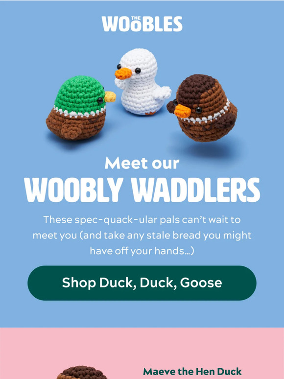 Woobles: 🚨NEW KIT ALERT - Duck, Duck, Goose | Milled