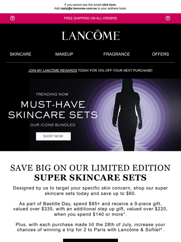 Lancôme: Introducing, our NEW Super Skincare Sets! | Milled