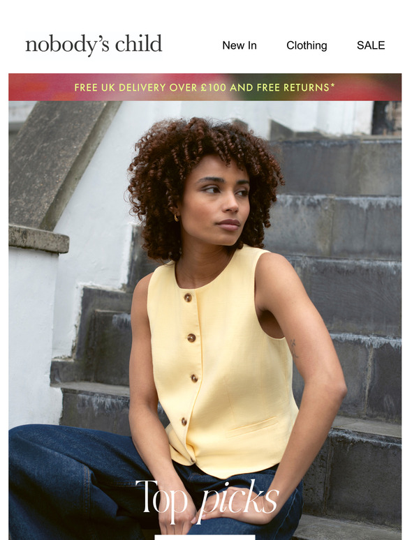 Nobody's Child: GET 15% OFF TOPS ☀️ | Milled