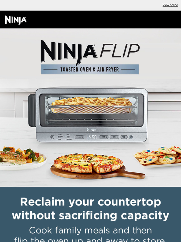 Ninja Kitchen: NEW Ninja® Flip Oven—the oven that flips up and away. 🙃 ...