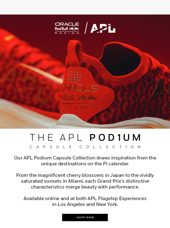 Athletic Propulsion Labs: EXCLUSIVE: Introducing the APL x Oracle Red ...