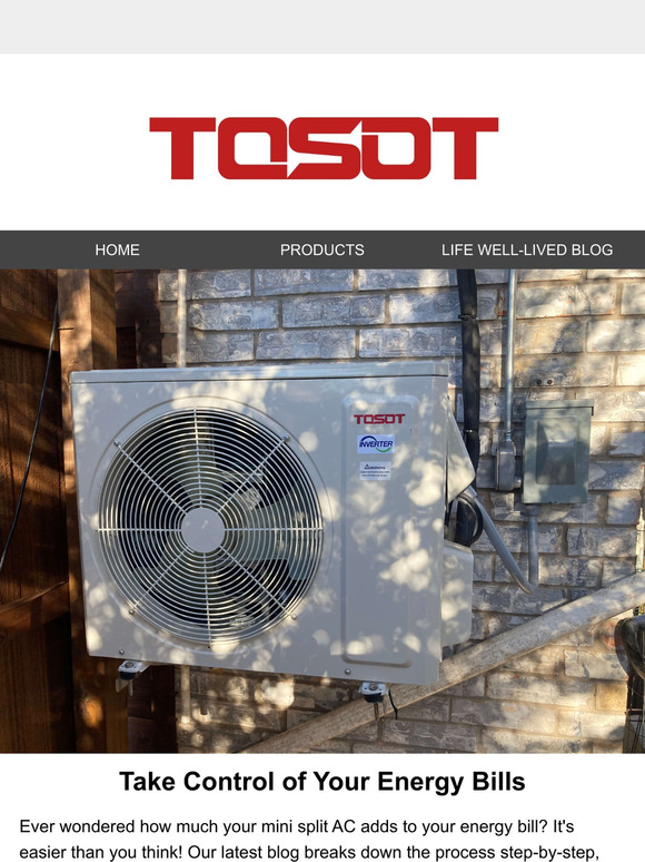 TOSOT: How to Calculate Your Mini Split AC's Electrical Usage？ | Milled