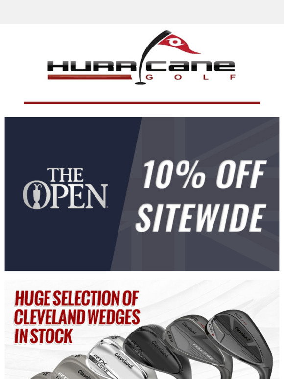 Hurricane Golf: Our Open Championship Sale is LIVE 🏌️‍♂️ | Milled