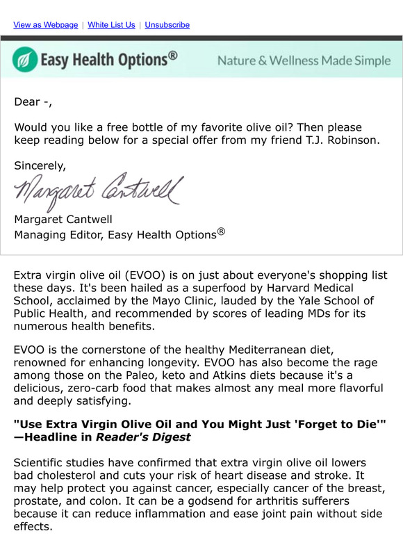 Easy Health Options: How (and Why) to Buy Olive Oil Online | Milled