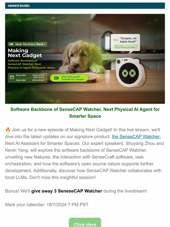 Seeed Studio: 🔥Software Backbone of SenseCAP Watcher, Next Physical AI ...