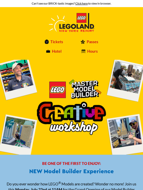 Legoland: New Model Builder Experience Opening... | Milled