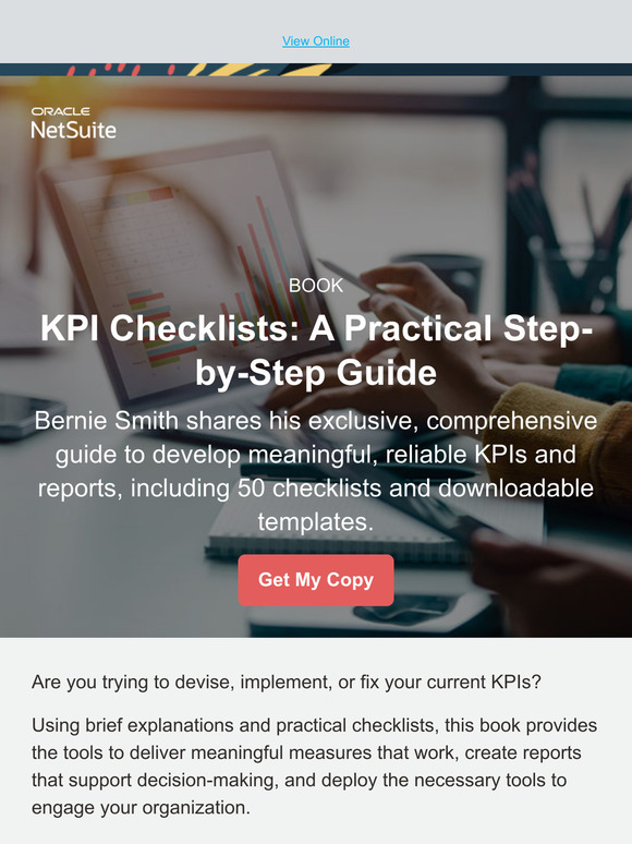 NetSuite: KPI Checklists: A Practical Step-by-Step Guide [free book ...