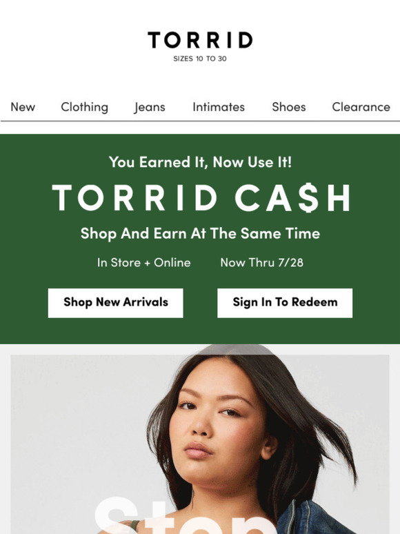 Torrid: Stop and drop: your NEW looks are here | Milled