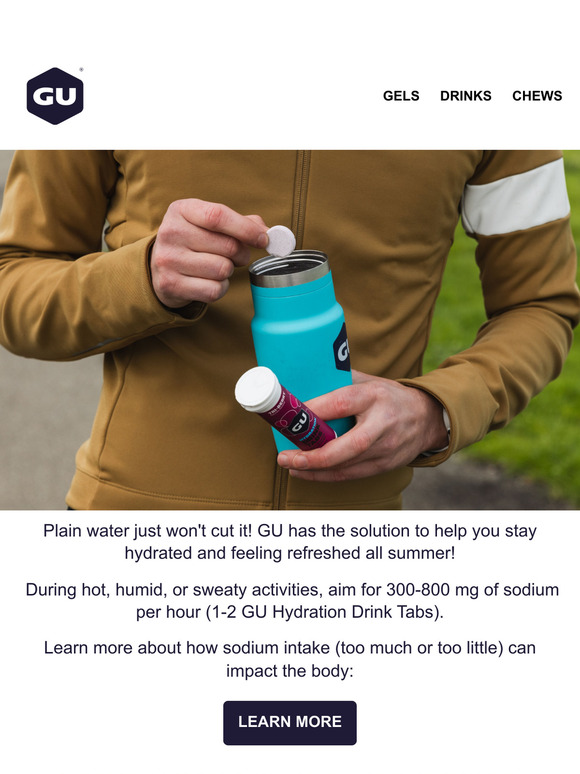 GU Energy Labs: The Goldilocks of Sodium Intake 🧂 | Milled