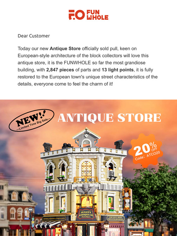 Funwhole: 🔥20% Off For Antique Store🔥 FUNWHOLE New Product Release | Milled