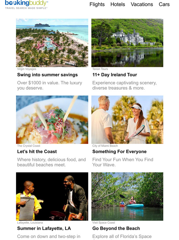 Booking Buddy: So Many Destinations to Choose From... | Milled