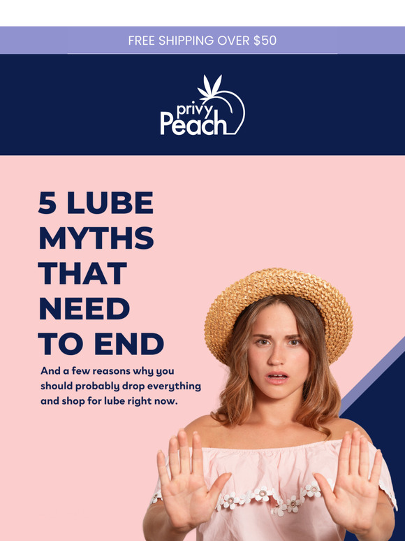 Privy Peach: Don't Miss Out: Top 5 Lube Myths Exposed! 🫣 | Milled