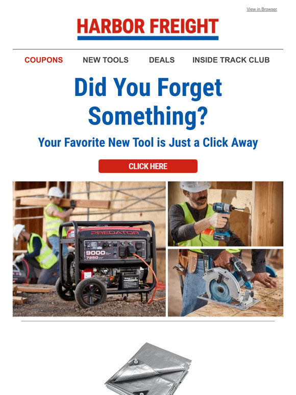 Harbor Freight: Your recently viewed items | Milled