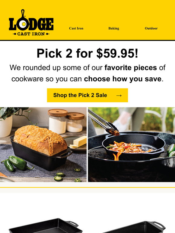 Lodge Cast Iron: Mix & match your savings! | Milled