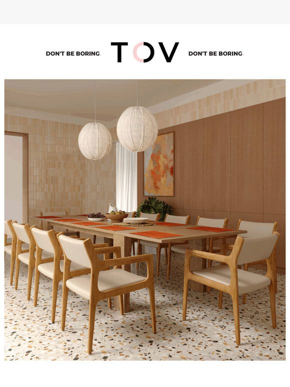 TOV Furniture: TOV's First Ever Extendable Table 🤗 | Milled