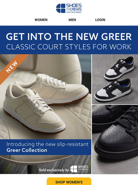 MOZO Shoes: Introducing Greer: Classic Court Styles with Slip-Resistant ...