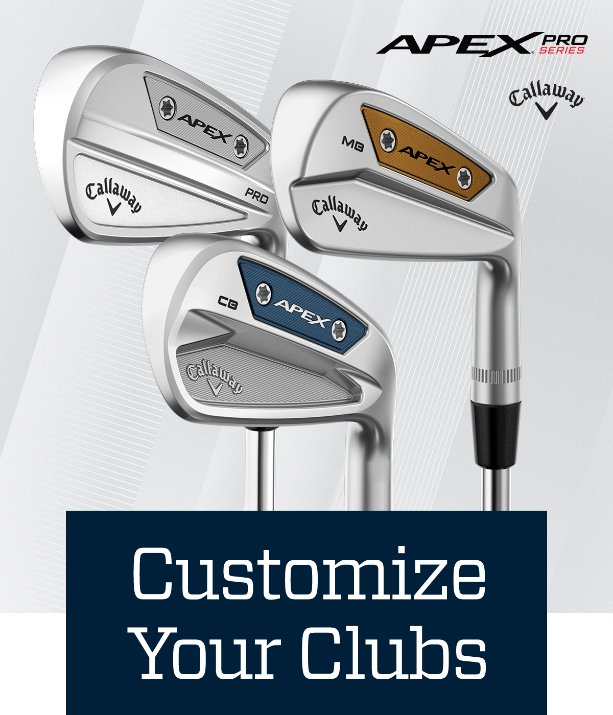Golf Galaxy: Customize your Callaway Apex irons | Milled