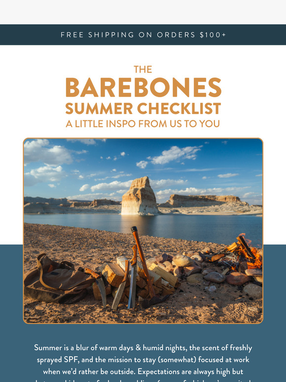 Barebones: The Barebones Summer Check-List | Milled