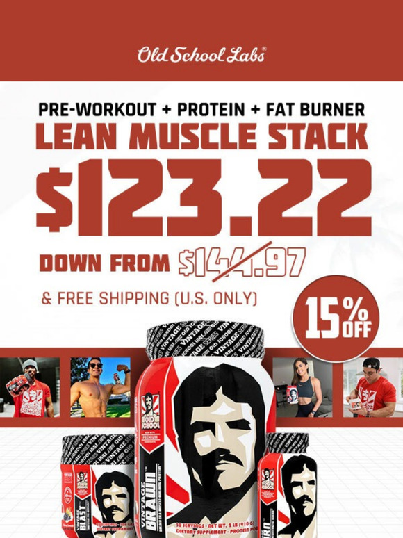 Old School Labs: Quick! Your Lean Muscle Stack Awaits! | Milled