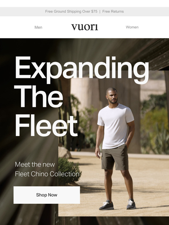 Vuori Email Newsletters: Shop Sales, Discounts, and Coupon Codes