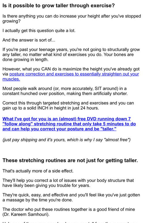 FitStep: "What exercises can I do to grow taller?" | Milled