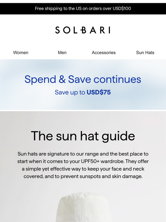 Solbari Sun Protection: Our UPF50+ sun hat guide inside | Milled