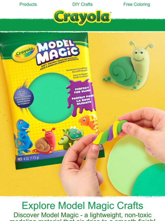 Crayola: Create, Sculpt, and Play with Crayola Model Magic | Milled