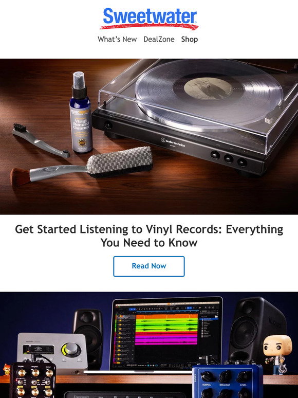 Sweetwater: Get Started Listening to Vinyl Records: Everything You Need ...
