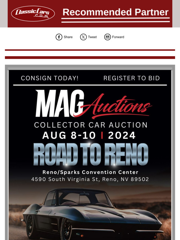 ClassicCars: Check Out Our Newly Consigned Vehicles! | Milled