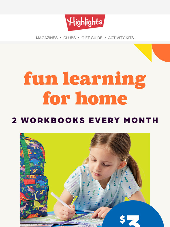 Highlights for Children: $3 to kickstart kids' learning journey 🏍 💨 ...