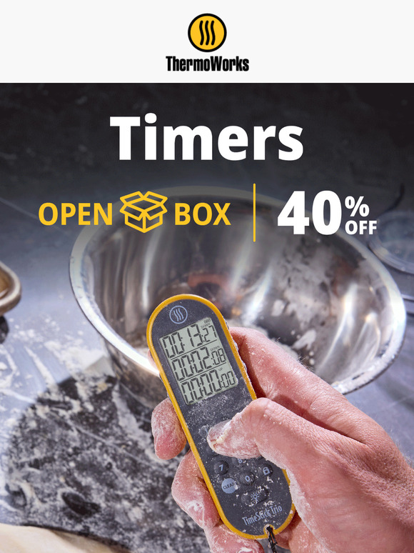 ThermoWorks: Timers Built to Survive the Messiest Kitchens | Milled