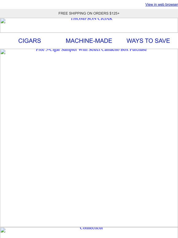 Thompson Cigar: Sample Camacho’s Best Blends For Free! | Milled