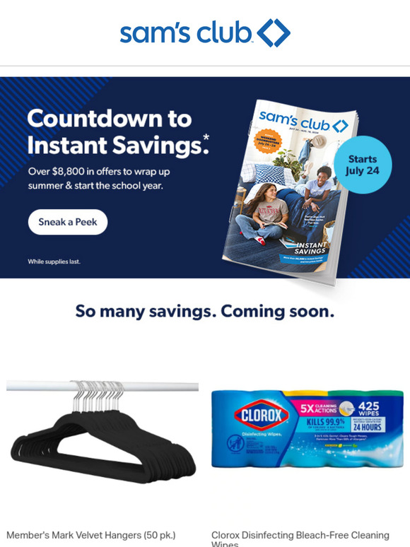 Sam's Club: These offers are worth over $8,800. | Milled