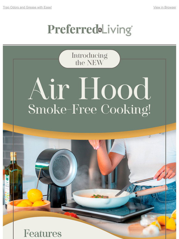 Sporty's Pilot Shop: Introducing the New Air Hood/ Smoke-Free Cooking ...