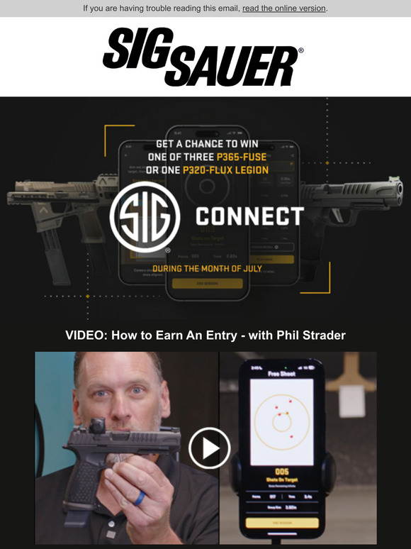 SIG SAUER: Time is Running Out: Enter to Win a P320-FLUX LEGION or P365 ...