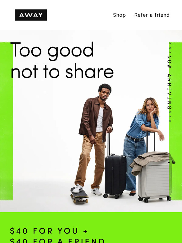 Away Email Newsletters: Shop Sales, Discounts, and Coupon Codes