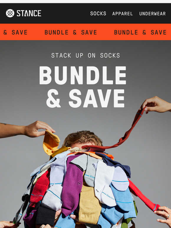 Stance: Introducing: BUNDLE & SAVE | Milled