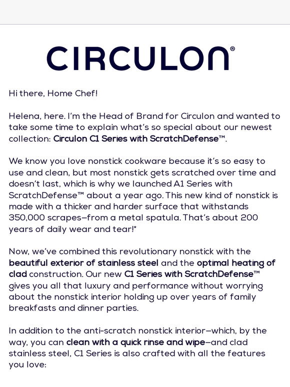 Circulon: What’s so special about C1 Series with ScratchDefense™? | Milled