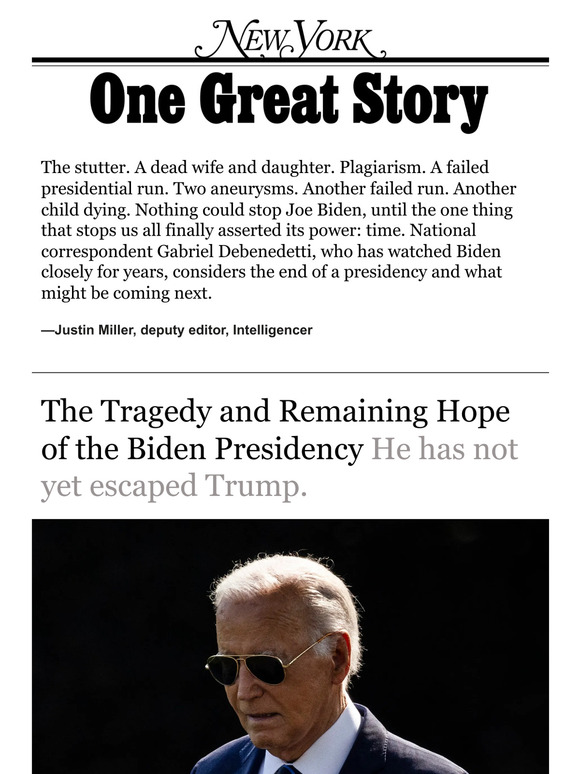 The Cut: ‘The Biden Presidency’s Tragedy and Remaining Hope,’ by ...