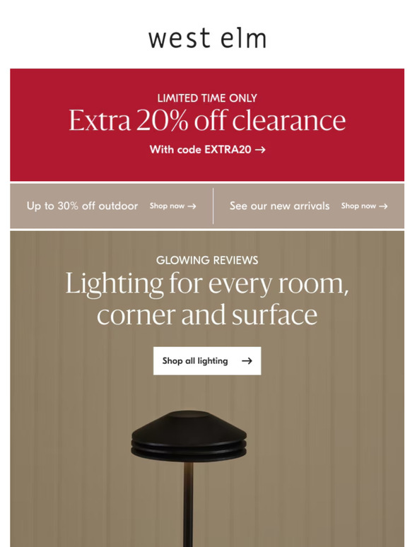 West Elm Email Newsletters: Shop Sales, Discounts, and Coupon Codes