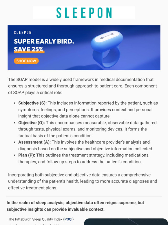 Sleepon: What is SOAP and Why PSQI is it Important? | Milled