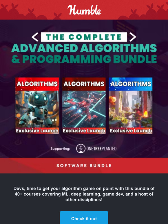 Humble Bundle: Master the algorithms and 10X your coding prowess 🚀 | Milled