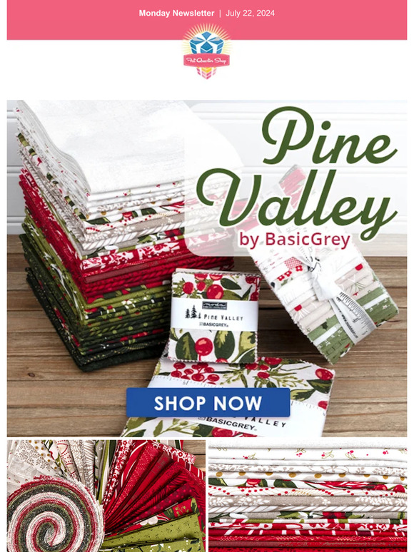 Fat Quarter Shop: Let's visit Pine Valley with Moda | Milled